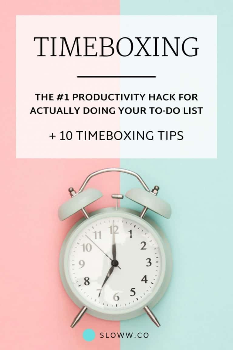 Timeboxing: #1 Productivity Hack & 10 Timeboxing Tips | Sloww
