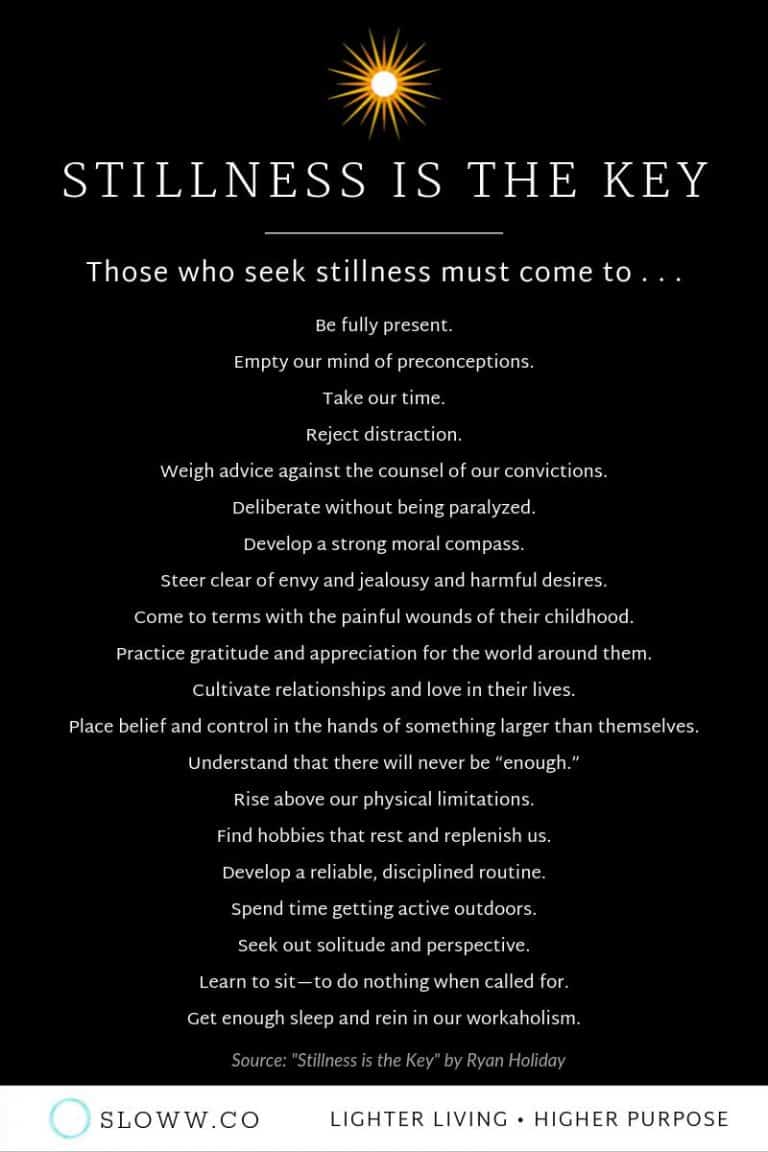 Stillness is the Key by Ryan Holiday (Deep Book Summary + Visuals) | Sloww