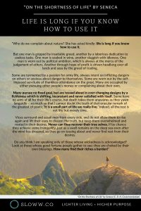 On the Shortness of Life by Seneca (Deep Summary + Infographic) | Sloww