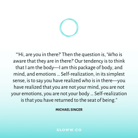 50+ Michael Singer Quotes on Ego, Surrender, Witnessing, & More | Sloww