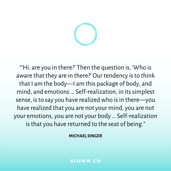 50+ Michael Singer Quotes on Ego, Surrender, Witnessing, & More | Sloww