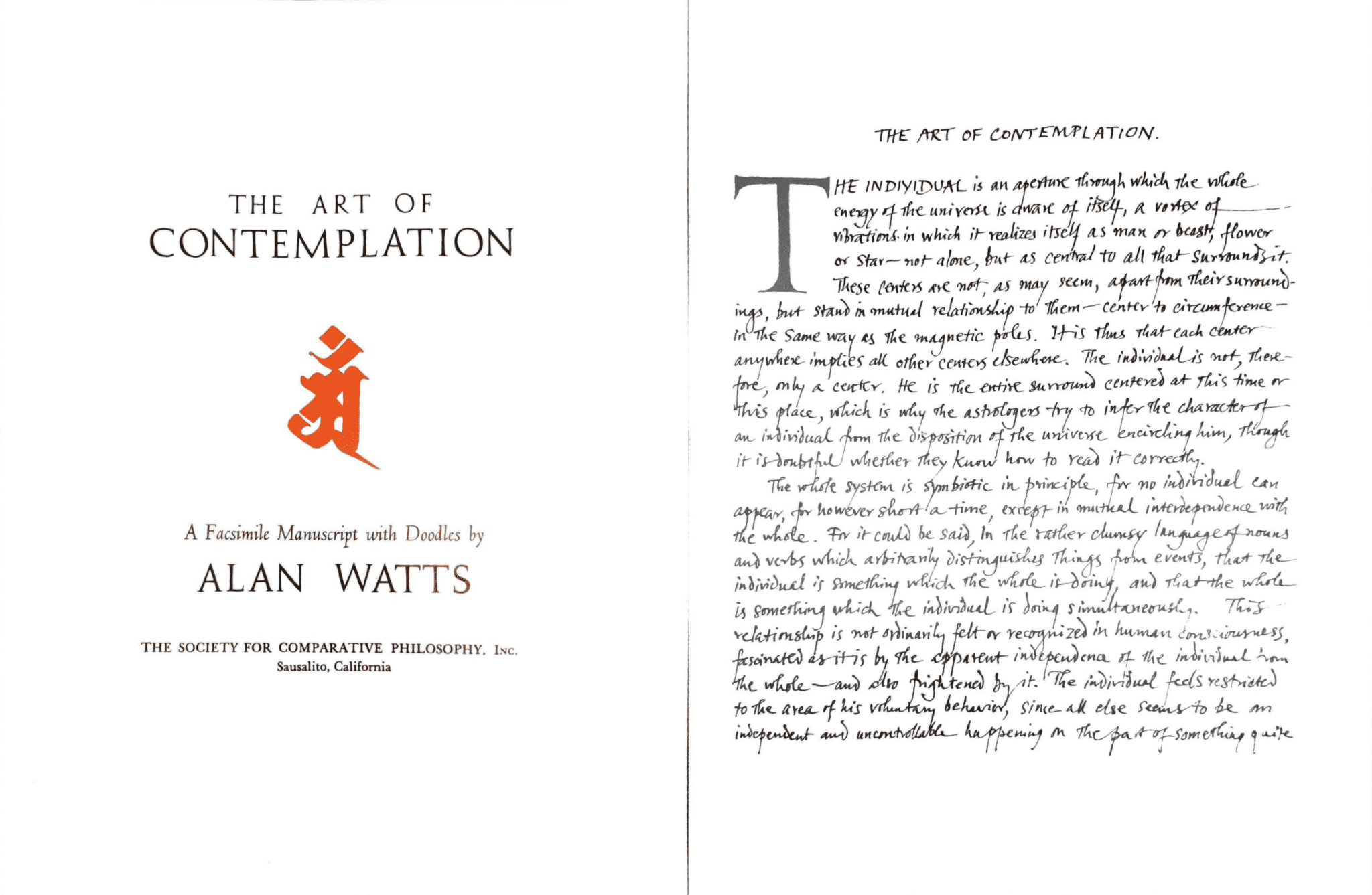 The Art of Contemplation by Alan Watts (Book Summary) | Sloww